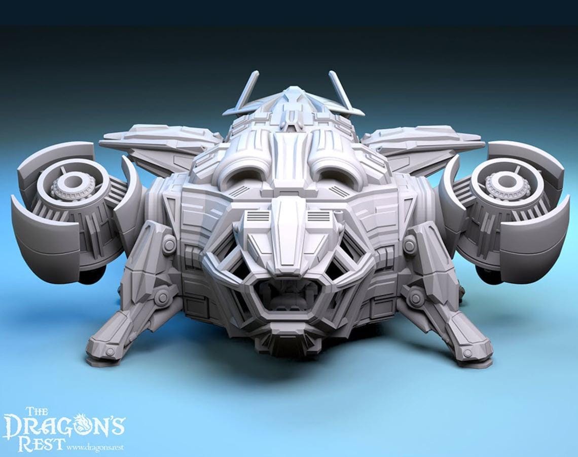 Heavy and Light Dragonfly Armored Dropship Variants – Reality At Work LLC